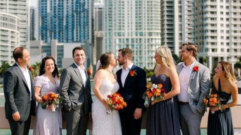 Modern Jewish Wedding EAST Hotel Miami | south florida wedding photographer